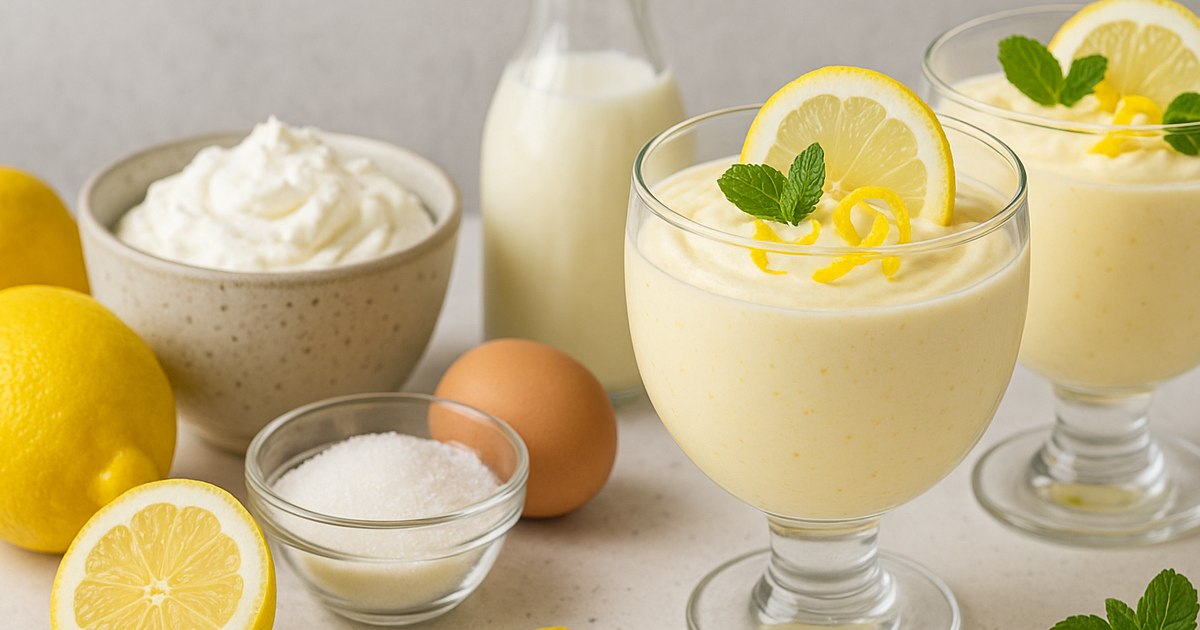 Lemon Citrus Mousse Recipe – Fresh, Fluffy & Irresistible - Exotic Whip