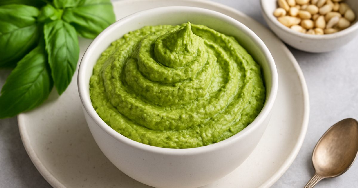 Whipped Basil Pesto Sauce Recipe | Creamy, Fresh & Flavorful - Exotic Whip